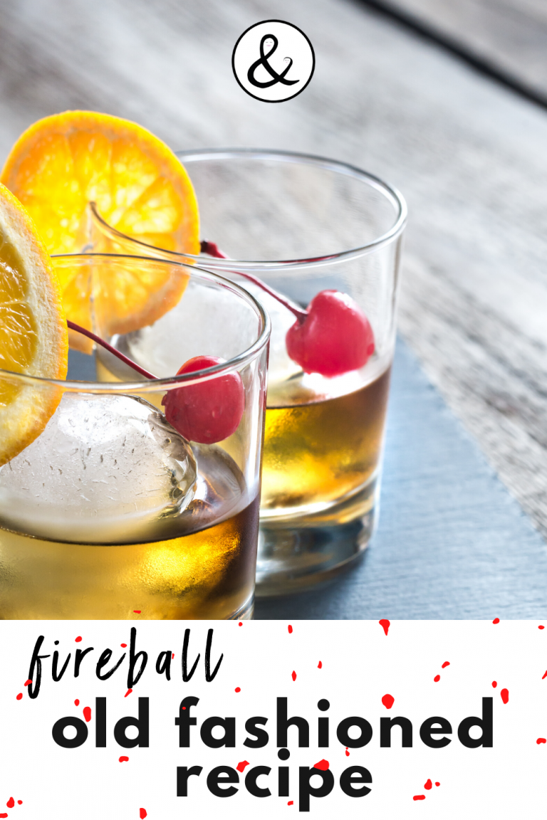 Fireball Old Fashioned Recipe • All Natural & Good • Cocktails